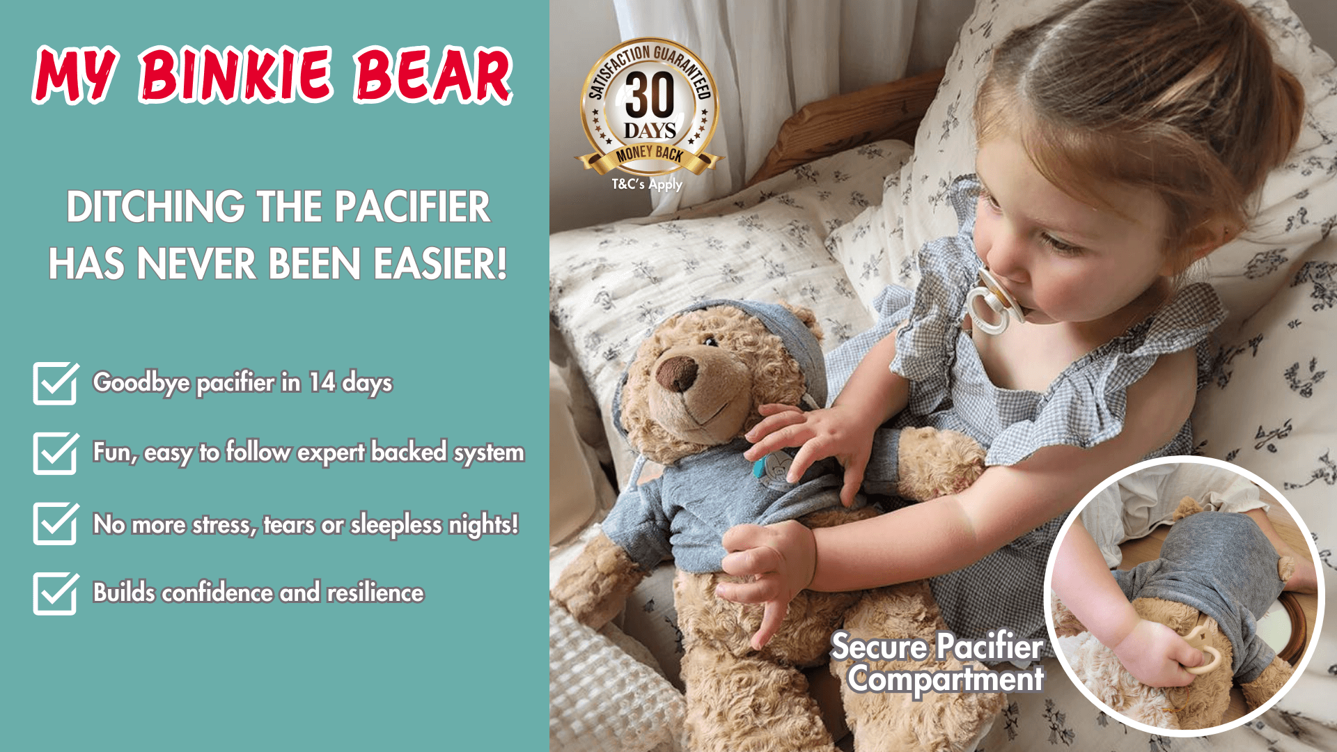 Pacifier Weaning System -No Tears, Anxiety, Stress or Sleepless nights